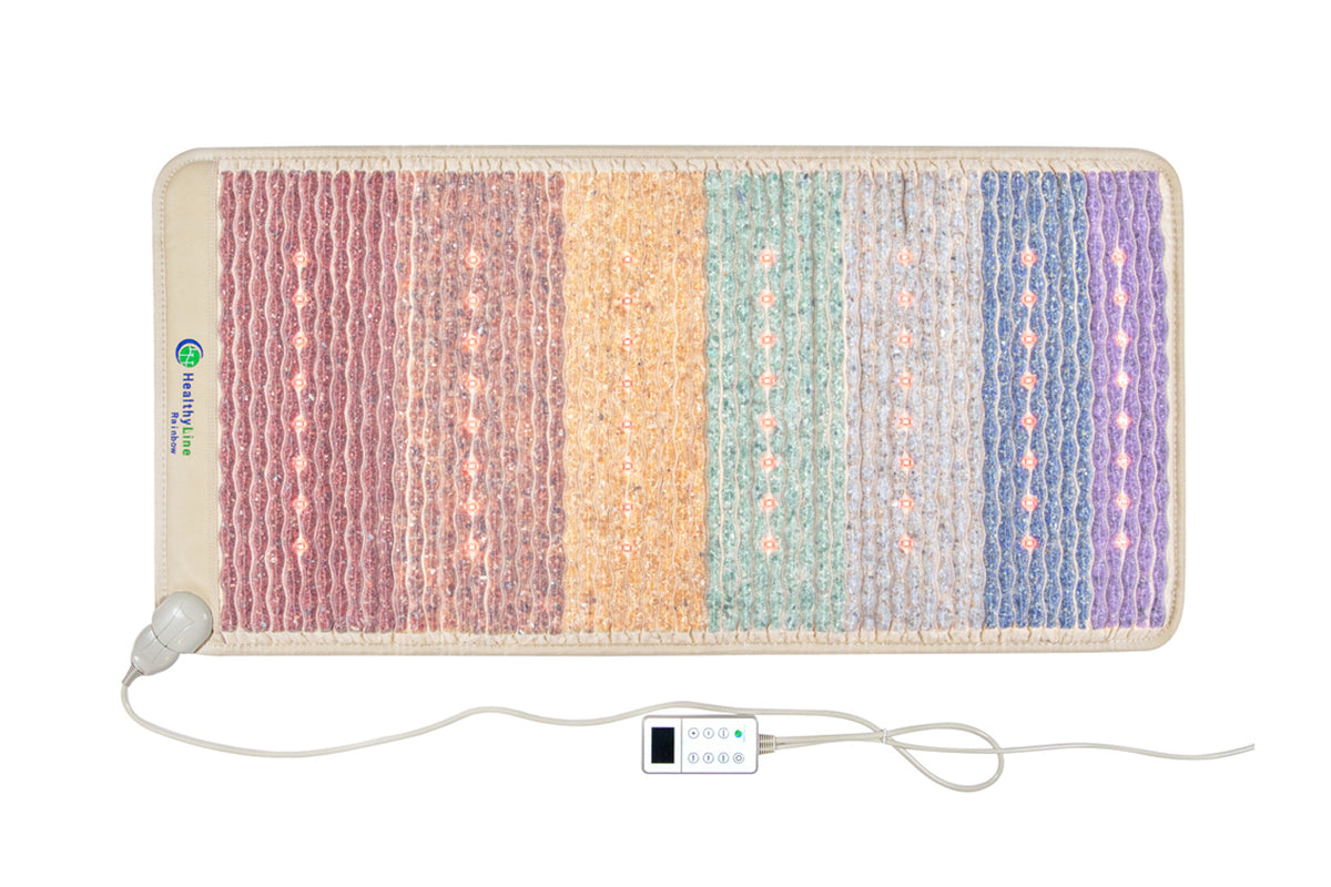 HealthyLine Rainbow Chakra Mat Medium 5024 Firm - Photon PEMF Inframat ...