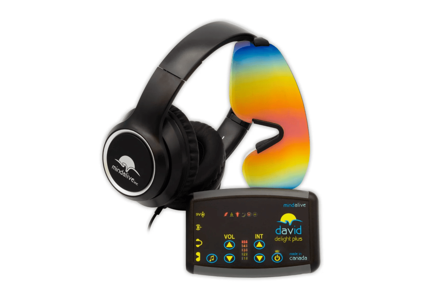 DAVID Delight Plus Light and Sound Therapy System by Mind Alive ...