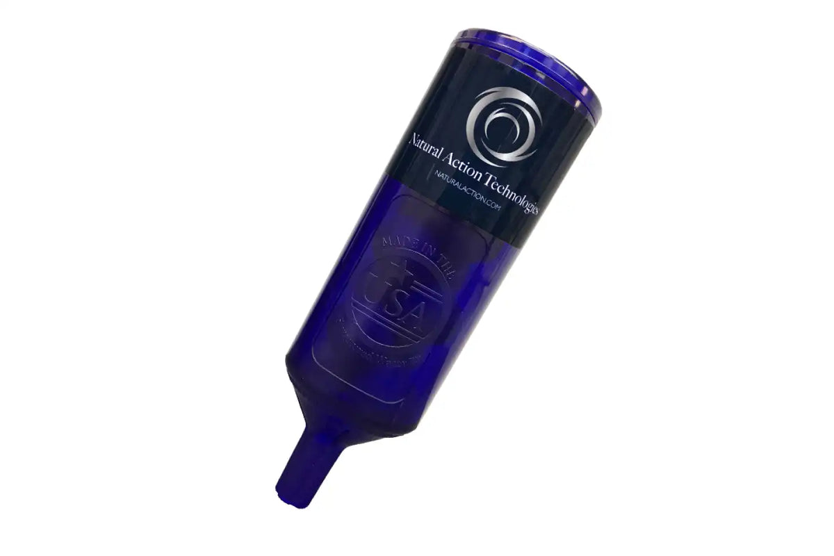 Natural Action Cobalt Blue Portable Water Revitalizer — Carbon Wellness MD