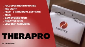 Therasage TheraPro - PEMF/Infrared/Red Light Pad (Large) — Carbon ...